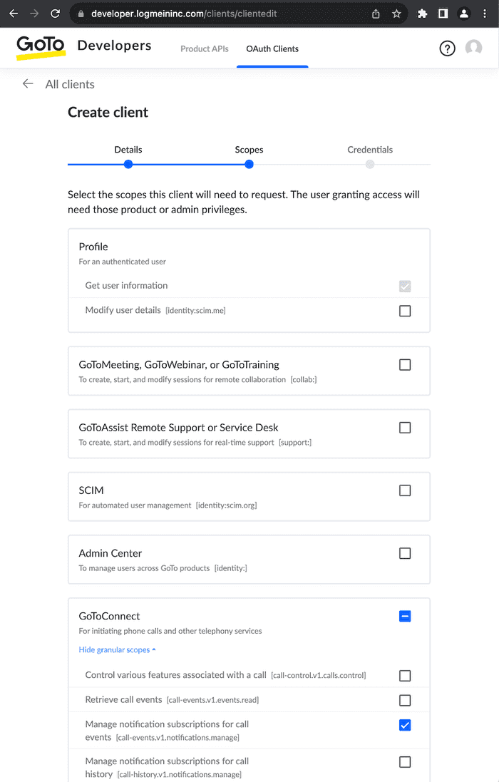 Your client ID and client secret will be displayed. Remember, you can ...